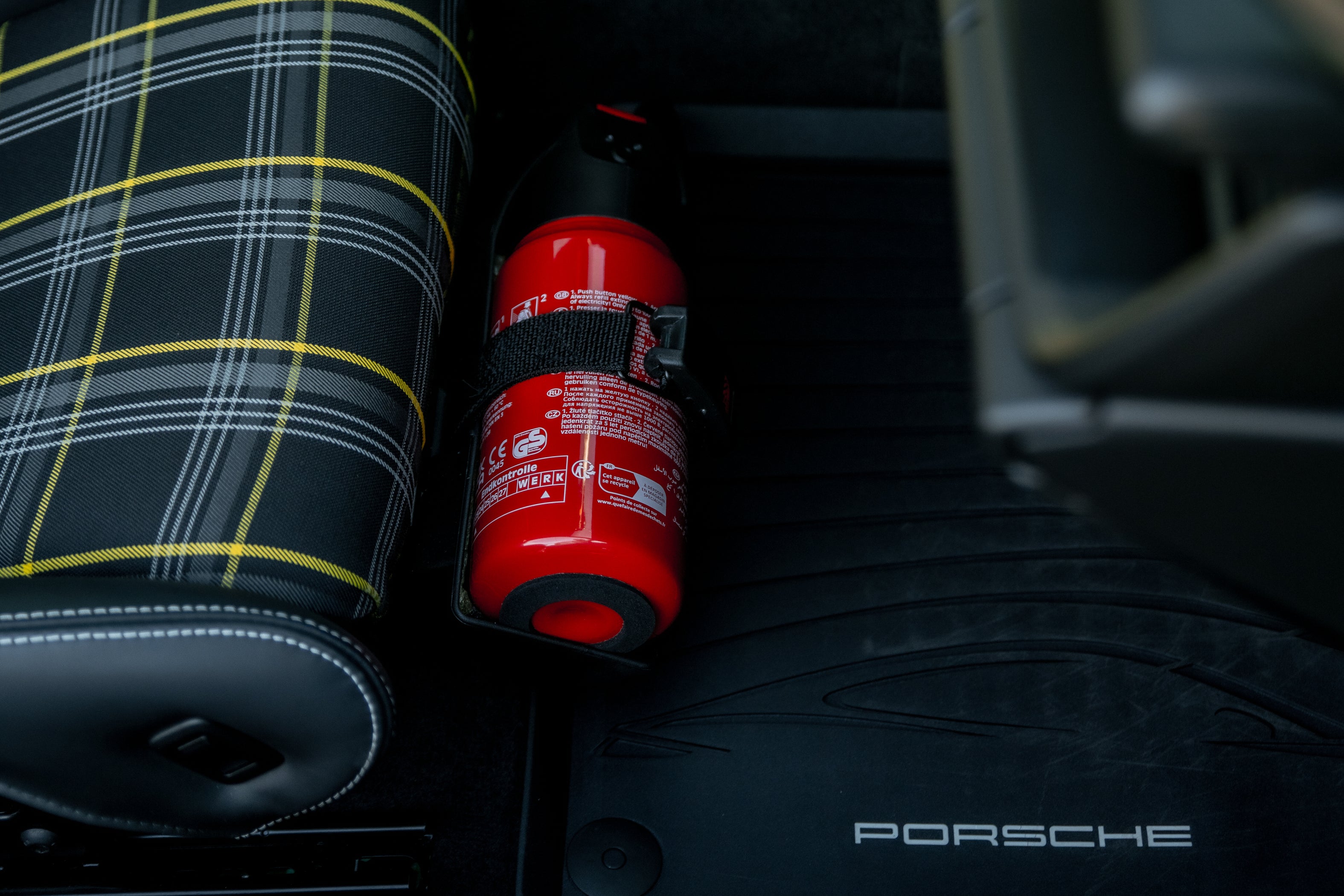 Porsche 991, 992 and 918 OEM Fire Extinguisher kit for LWBS ...