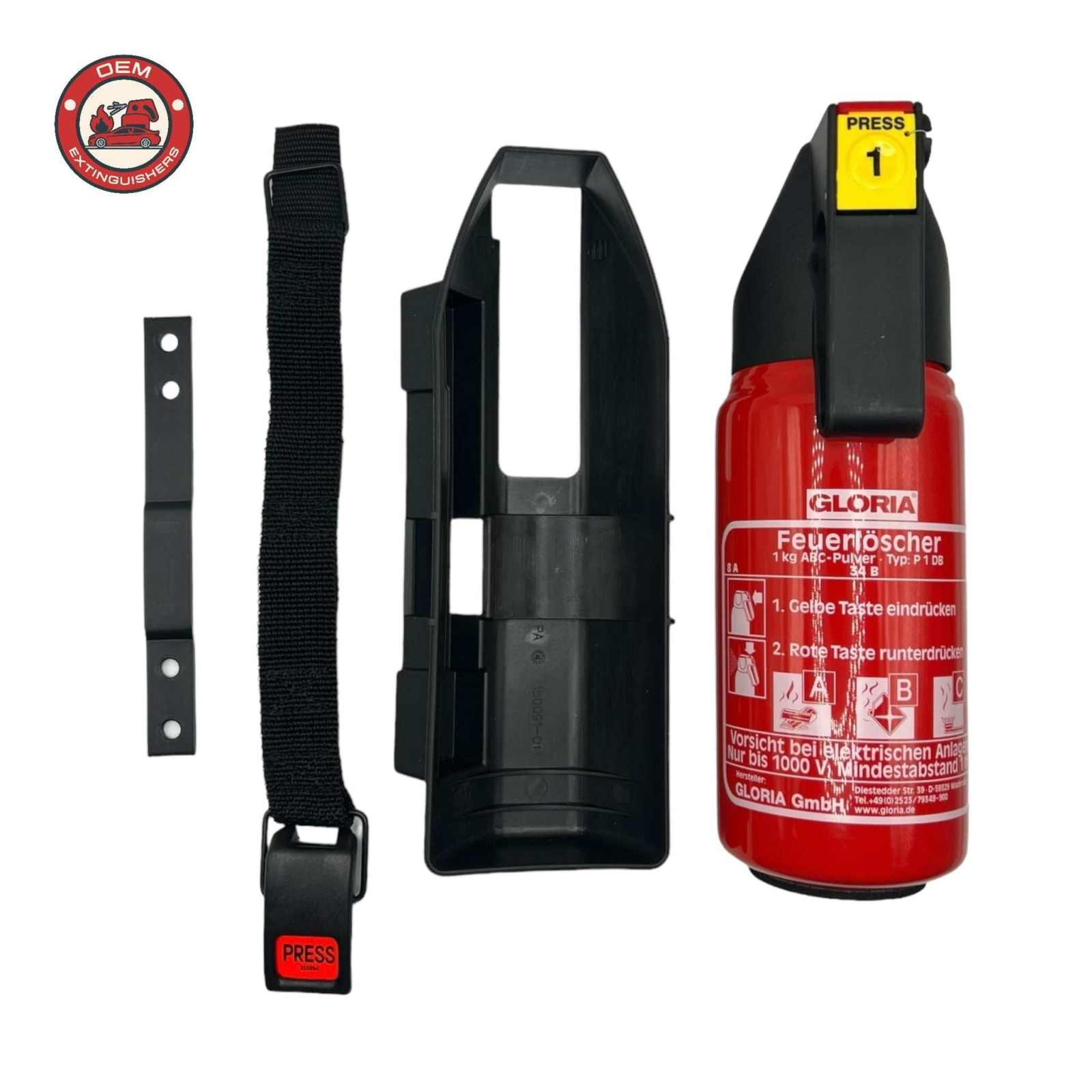 Porsche 991, 992 and 918 OEM Fire Extinguisher kit for LWBS ...